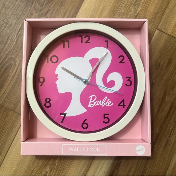 Mattel | Wall Decor | Nwt Mattel Barbie Clock | Poshmark